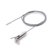 China Screw Ceiling Fixing Light Suspension Set Custom Steel Wire Rope with Adjustable Hook Cable Gripper Hanging System for sale