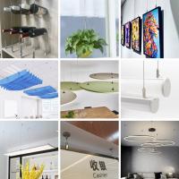 China Screw Ceiling Fixing Light Suspension Set Custom Steel Wire Rope with Adjustable Hook Cable Gripper Hanging System for sale