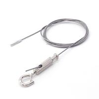 China New Custom Screw with Adjustable Hook Cable Suspension Kit Stainless Steel Wire Rope Hanging Kit for sale