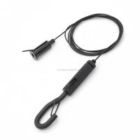 China Factory Custom Looping Gripper with Wire Rope Suspension Kit Black Hanging Cable Kit with Hook for sale