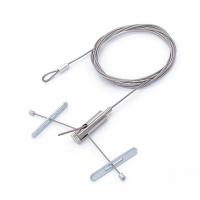 China Adjustable Cross Cable Suspension Kit Y-type Hanging Kits Light Panel Lighting Hanging Cable Kit for sale