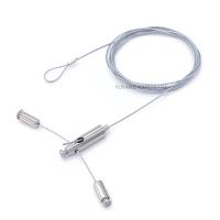 China Factory price  Hanging kit Lighting Ceiling Hardware Wire Rope Fittings Steel Ceiling Mounting cable Suspension Kit for sale