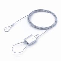 China Customized Indoor Hanging System Adjustable Load-bearing Cable Suspension Kit Featuring Wire Rope Looping Gripper Cable Clips for sale