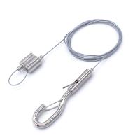 China Hot Selling Brass and Metal Hanging Kit Suspension Hook Cable Gripper Wire Rope Suspension Kit for sale
