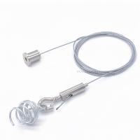 China Ceiling Wire Rope Suspension Kit with Painting Hanging Hooks Spring Hanging Cable Kit for Picture, Panel for sale