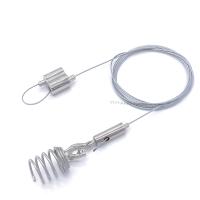 China Ceiling Wire Rope Suspension Kit with Painting Hanging Hooks Spring Hanging Cable Kit for Picture, Panel for sale