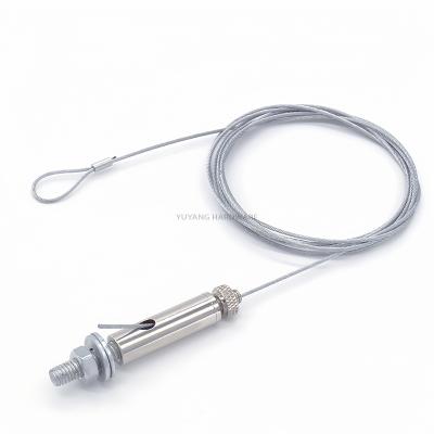 China Factory Customized High Quality Steel Cable Suspension Kit Wire Rope Assembly for Indoor Suspension for sale