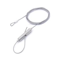 China Acoustic Panel, Billboard, Sign, Cable Suspension Kit Steel Wire Rope with Cable Gripper Gripper Hanging Wire Kit for sale