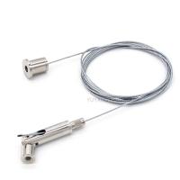 China 180 Degree Swinging Cable Gripper Hanging Kit with 1/4-20 Thread Spotlight LED Lights Ceiling Cable Suspension Kits for sale