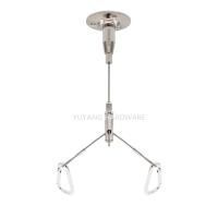 China Y Type Cable Hanging Kit for LED Panel Light Galvanized/Stainless Steel Lighting Accessories with Metal Hooks for sale