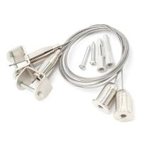 China High Quality Metal Picture Hanging Kit Ceiling Display Kit Wire Rope Clip Hanging System for sale