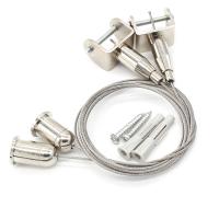 China High Quality Metal Picture Hanging Kit Ceiling Display Kit Wire Rope Clip Hanging System for sale