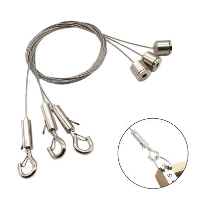 China High Quality Picture Hanging Wire Suspension Kit Adjustable Ceiling Suspension Cable Kit for sale