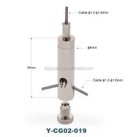 China OEM Custom Brass Hanging System Kit with Suspension Cable & Clips in Nickel/Black Chrome for LED Panel Lights for sale
