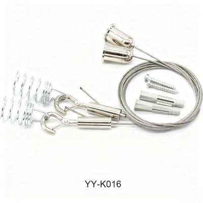 China Hot Sales Adjustable Wire Cable Hanging System Wire Suspension Hanging Kit Ceiling Hanging Cable Kit for sale
