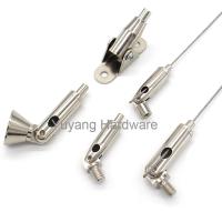 China Factory Price Adjustable Cable Lock Steel Rope Hook Cable Gripper Lighting Suspension Kit Wire Hanging System for sale