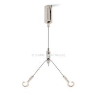 China Wholesale Cable Gripper Adjustable Hanging Kit with Heavy Load Capacity for Indoor Panel Lights Lighting Accessories for sale