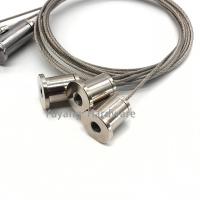 China Adjustable Lamp Wire Rope Led Ceiling Lamp Stainless Steel Wires and Screws Wire Mounting Kit Hanging Lights Panel Hanging for sale