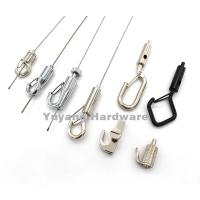 China High End Customized Brass Black Coated Ceiling Hanging Wire Fixing Hook Cable Suspension Kit for Hanging System Easy for sale