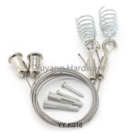China China  Manufacturer Hanging Cable Kit Led Light Hanging Kits Wire Rope Panel Suspension Kit for sale