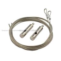 China Factory Price Suspension Wire for Ceiling Brass Wall Mount Picture Hanging Kit Hooks Mirror Hanger for sale