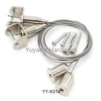 China Hot Sales Photo Hanging Kit OEM  Brass Light Hanging Kit Panel Suspension Kit for sale