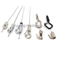 China Aluminium J Rail Cable Hanging System Rail Kit for Wall Art Painting Pictures Frame Adjusted Height and Moving Picture Pendant for sale