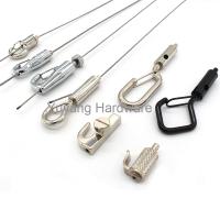 China Aluminium J Rail Cable Hanging System Rail Kit for Wall Art Painting Pictures Frame Adjusted Height and Moving Picture Pendant for sale