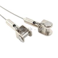 China Factory-Priced Copper Wire Rope Sling Safety Cable Gripper Hanging Kit with Copper Wire Rope Clip for Cable Clips for sale