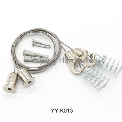 China YUYANG Copper & Brass Wire Rope Clip Hanging Kit with Strong Tensile Strength and Hook for Hanging System for sale