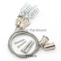 China YUYANG Copper & Brass Wire Rope Clip Hanging Kit with Strong Tensile Strength and Hook for Hanging System for sale