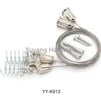 China YUYANG Copper & Brass Wire Rope Clip Hanging Kit with Strong Tensile Strength and Hook for Hanging System for sale