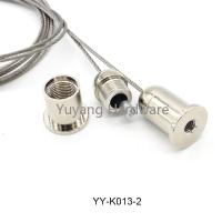 China YUYANG Copper & Brass Wire Rope Clip Hanging Kit with Strong Tensile Strength and Hook for Hanging System for sale