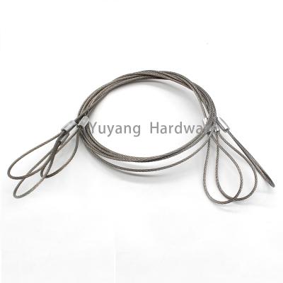 China YUYANG Copper Wire Rope Clip Hanging Kit for Linear Lights-High Strength for sale