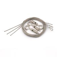 China Flexible Suspended Adjustable Hook Cable Gripper Hanging Cable Kit Picture Hanging Kit for sale
