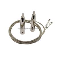 China OEM Custom Luminaire Lighting Kit Acoustic Suspension with Brass Wire Cable Mounting and Hanging Stainless Steel for sale