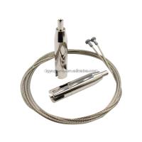 China OEM Custom Luminaire Lighting Kit Acoustic Suspension with Brass Wire Cable Mounting and Hanging Stainless Steel for sale