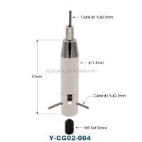 China OEM Custom Luminaire Lighting Kit Acoustic Suspension with Brass Wire Cable Mounting and Hanging Stainless Steel for sale