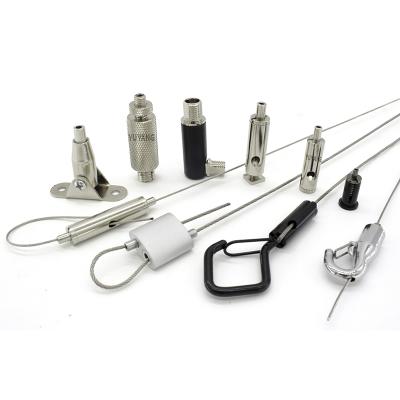 China Lighting Ceiling Mounting Wire Gripper Hanging Kit Steel Wire Gripper for Lamp Hanging System for sale