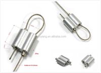 China Custom Made Economical Stainless Steel Safety Cable Clip Lock Hasp Padlock Size 22 for Lockout Applications for sale