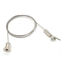 China Adjustable Aircraft Stainless Steel Cable Suspension Kits with Wire Rope Clip for Picture Hanging System for sale