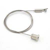 China Adjustable Aircraft Stainless Steel Cable Suspension Kits with Wire Rope Clip for Picture Hanging System for sale