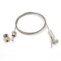 China Adjustable Aircraft Stainless Steel Cable Suspension Kits with Wire Rope Clip for Picture Hanging System for sale