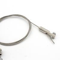 China Adjustable Aircraft Stainless Steel Cable Suspension Kits with Wire Rope Clip for Picture Hanging System for sale