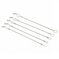 China Stainless Steel Cable Loop with Carabiner Wire Rope Assembly Eyelet Terminal Wire Rope Slings for sale