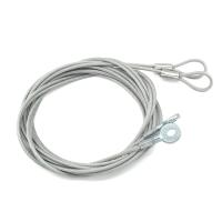 China Stainless Steel Galvanized Wire Rope Cable With Eyelet Wire Rope with Loop Custom Wire Rope Assembly for sale