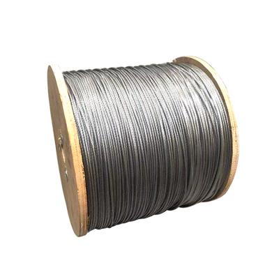 China Factory Stainless Steel Wire Rope 304 Wire Rope 7*7 1mm/1.2mm/1.5mm/2mm /3mm  With Wire Rope Clip for sale