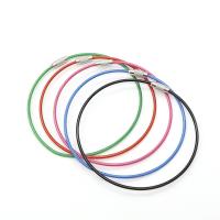 China Colorful PVC Coated Stainless Steel Cable Key Ring Wire Key Chains Safety Cable Key Ring Loop Holder for sale