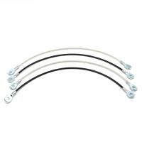 China High Tension Stainless Steel Wire Rope Clip Slings Loop Eye PVC Coated Cable 1.5mm/2.0mm for Cable Fixation for sale
