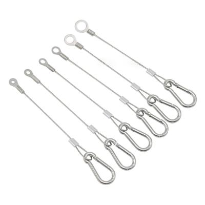 China OEM Safety Factory Ringing Linear Light Press Steel Wire Rope Sling for sale